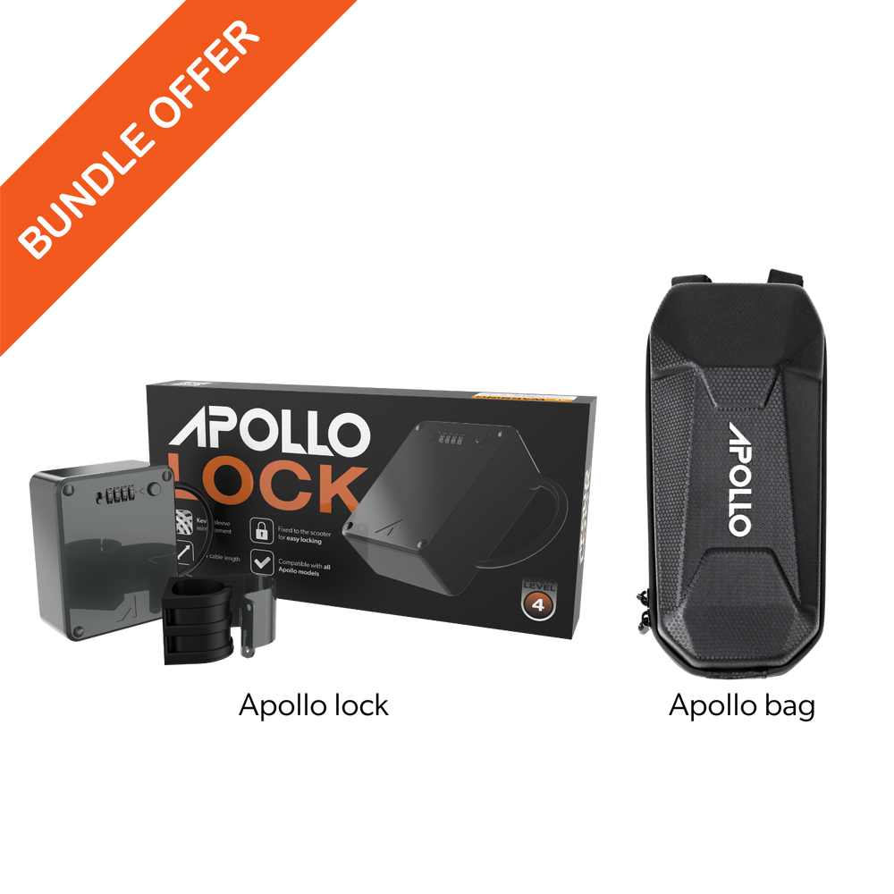 Essential E-Scooter Accessories: Etook Lock and Apollo Bag