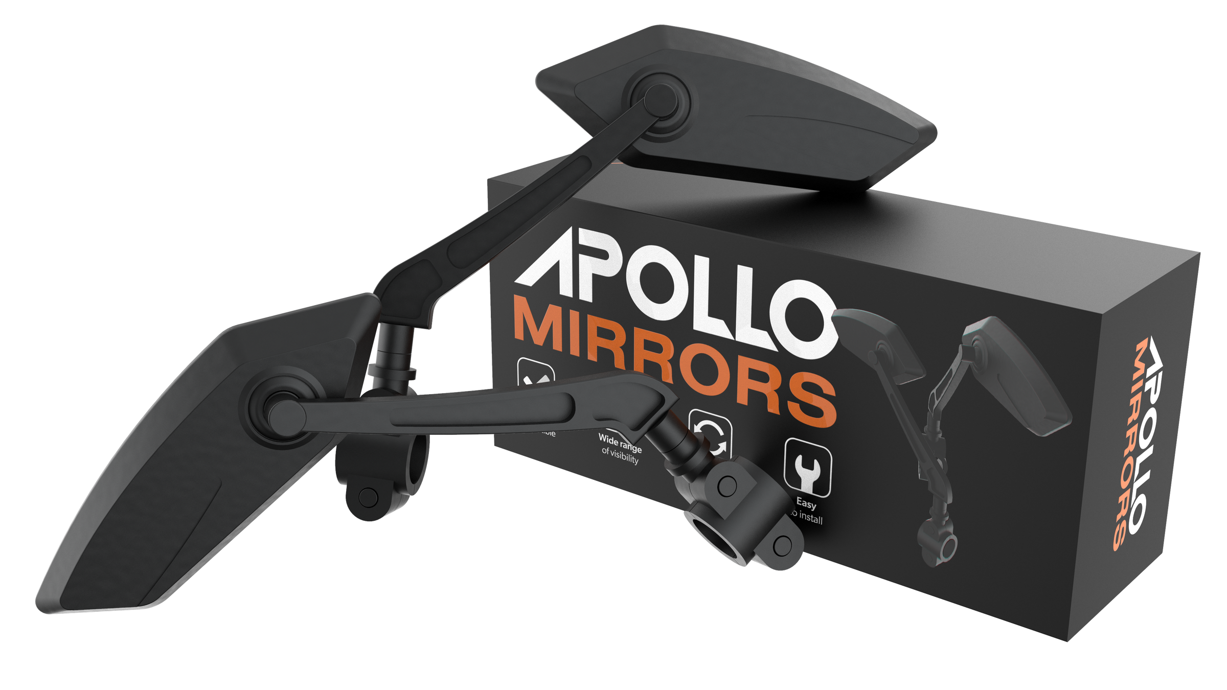 Apollo Scooter Mirrors | Enhance Your Ride